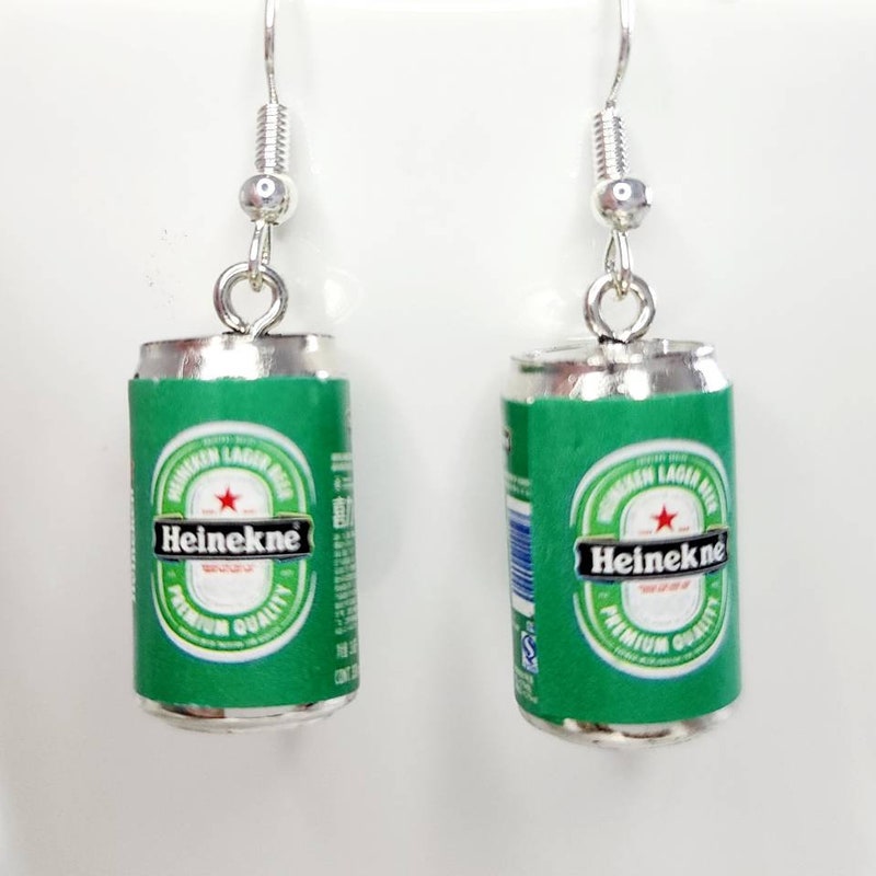 Beer Can Earrings - Etsy