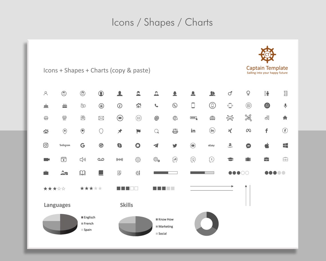 Horizontal Resume USA Widescreen Word Open Office Pages With Cover ...