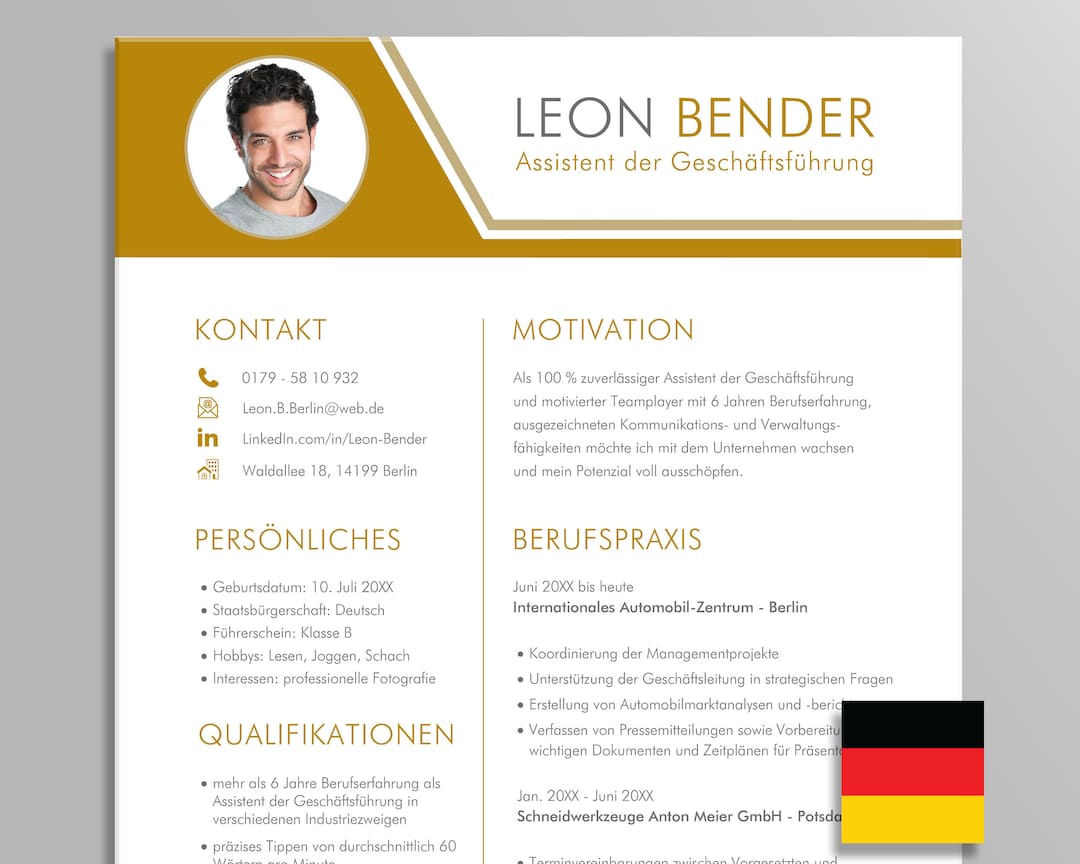 CV Examples Cover Letter Samples Motivation Letter Template Word WPS ...