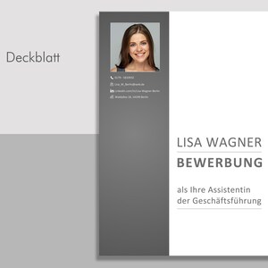 2 Pages Resume German Cover Letter Templates Cover Page A4 Word ...