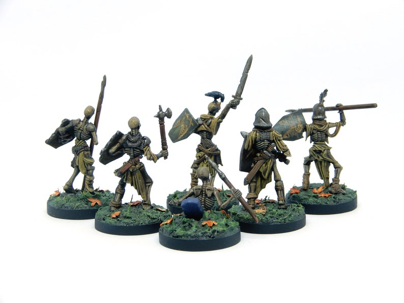 Hand Painted Skeletons Miniatures for Dungeons & Dragons, Pathfinder ...