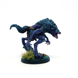 Hand Painted Werewolf Miniature for Dungeons & Dragons - Etsy