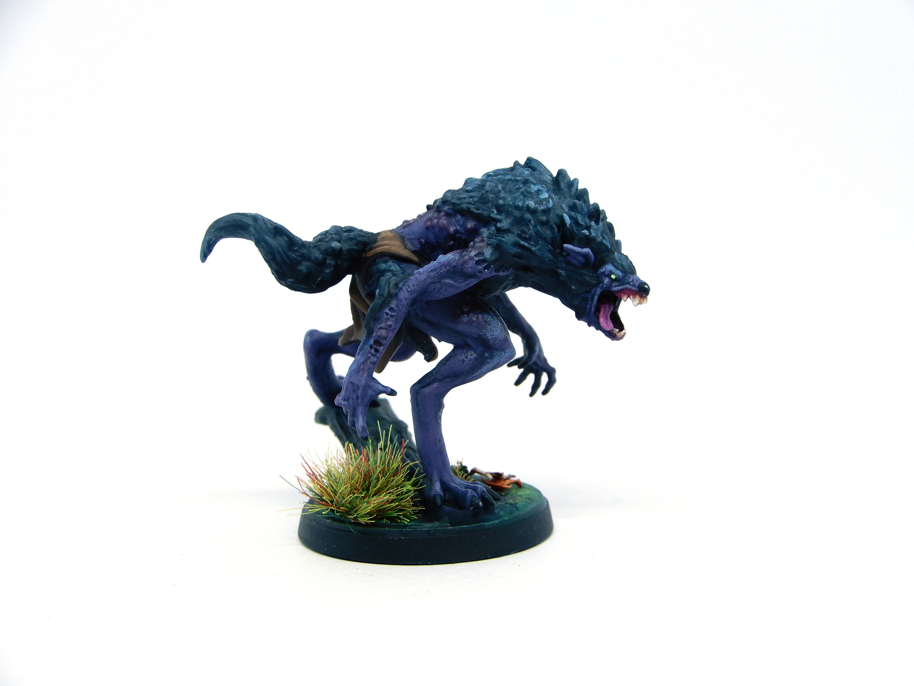 Hand Painted Werewolf Miniature for Dungeons & Dragons - Etsy