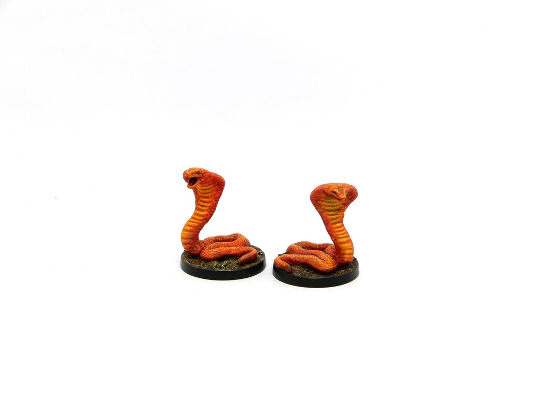 Fire Snakes - Hand Painted Miniatures for Dungeons & Dragons ...