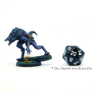 Hand Painted Werewolf Miniature for Dungeons & Dragons - Etsy