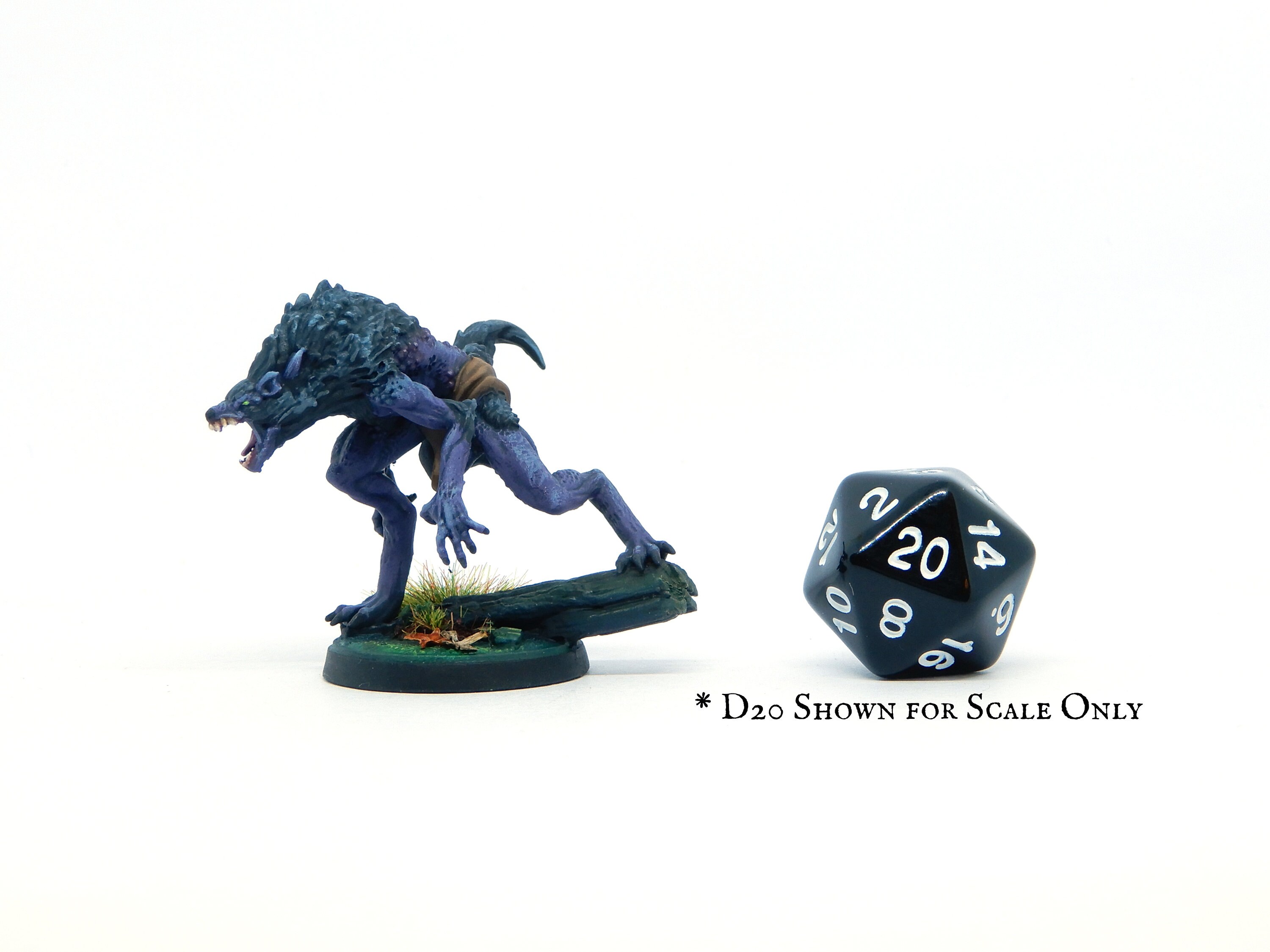 Hand Painted Werewolf Miniature for Dungeons & Dragons - Etsy