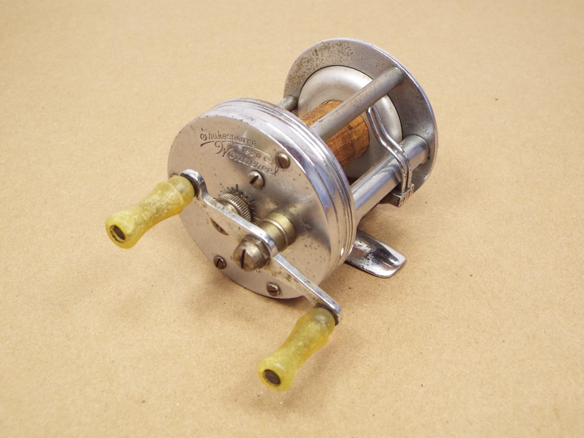Shakespeare 1920 Wondereel Model GA Vintage Bait Casting Fishing Reel ...