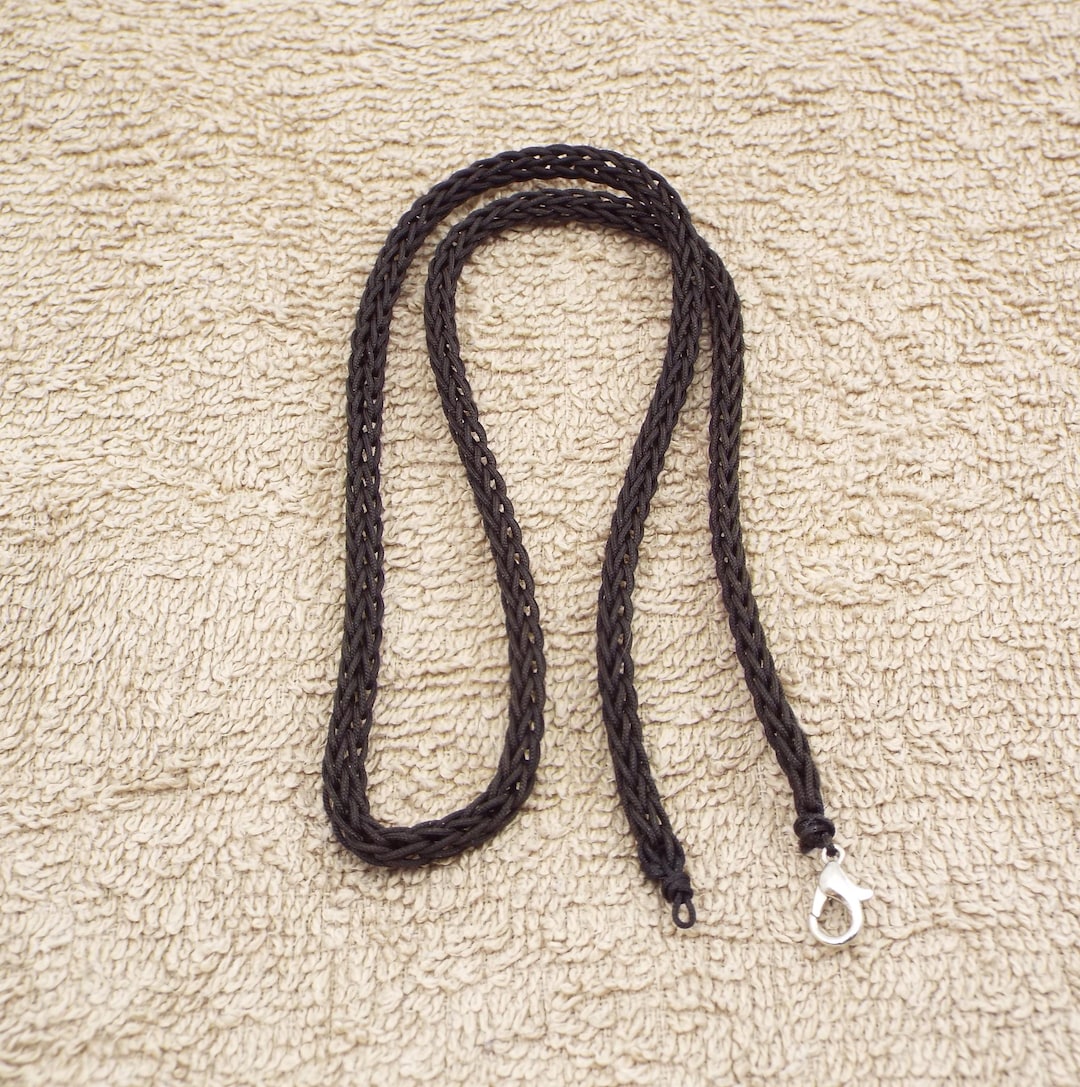 Handmade Spool Knitted Necklace - Etsy