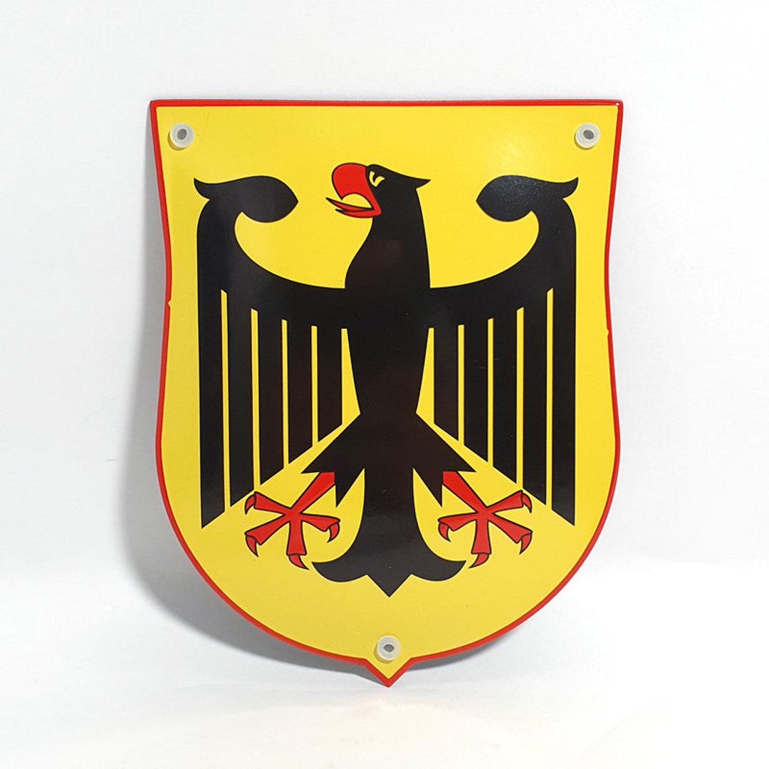Enamel Coat of Arms Germany Bundesadler 16x20cm - Etsy