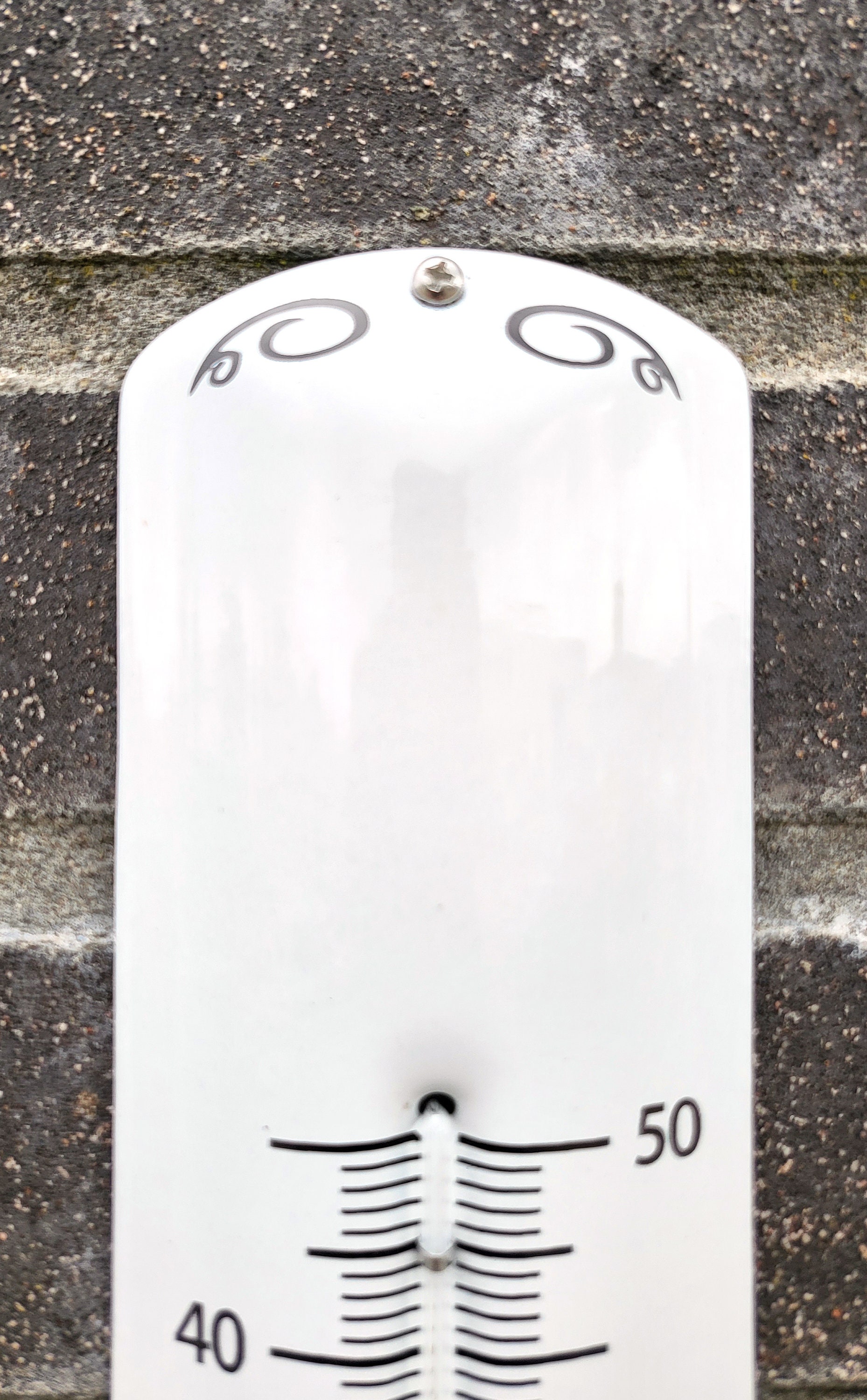 Outdoor Garden Thermometer Enamel 7x32cm - Etsy