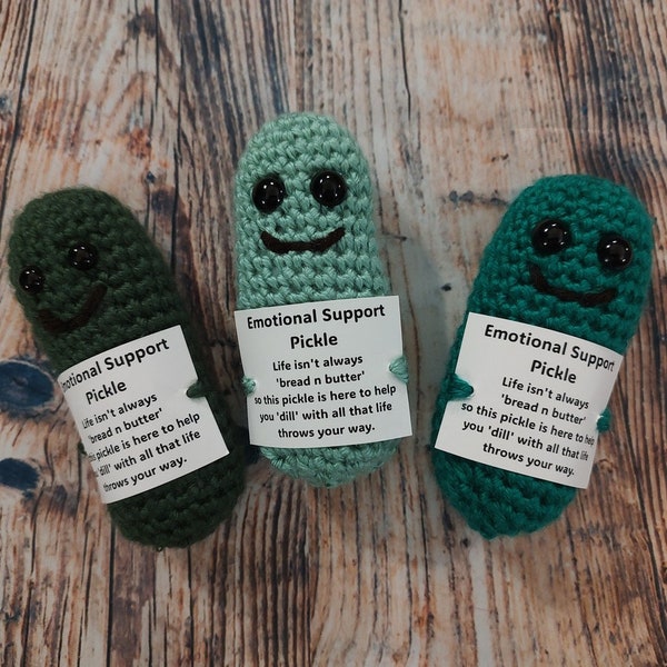 Emotional Support Pickle - Etsy