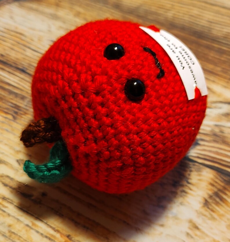 Apple- You Are Awesome to the Core!! - Motivational Support Buddies - Etsy