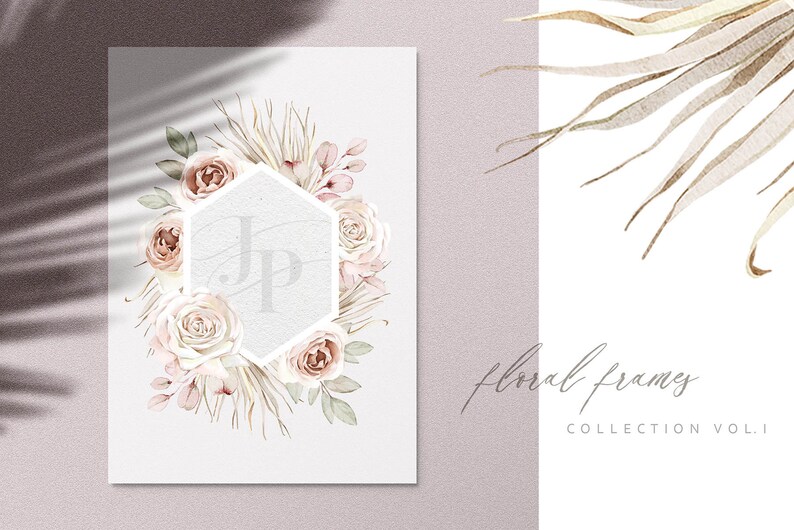 Roses Watercolo Set. Watercolor Flower Clipart. Rose Flowers, Floral ...