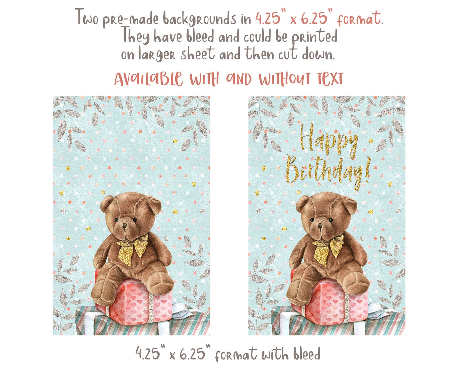 Teddy Bear Watercolor Clipart. Vintage Teddy Bear. Watercolor - Etsy