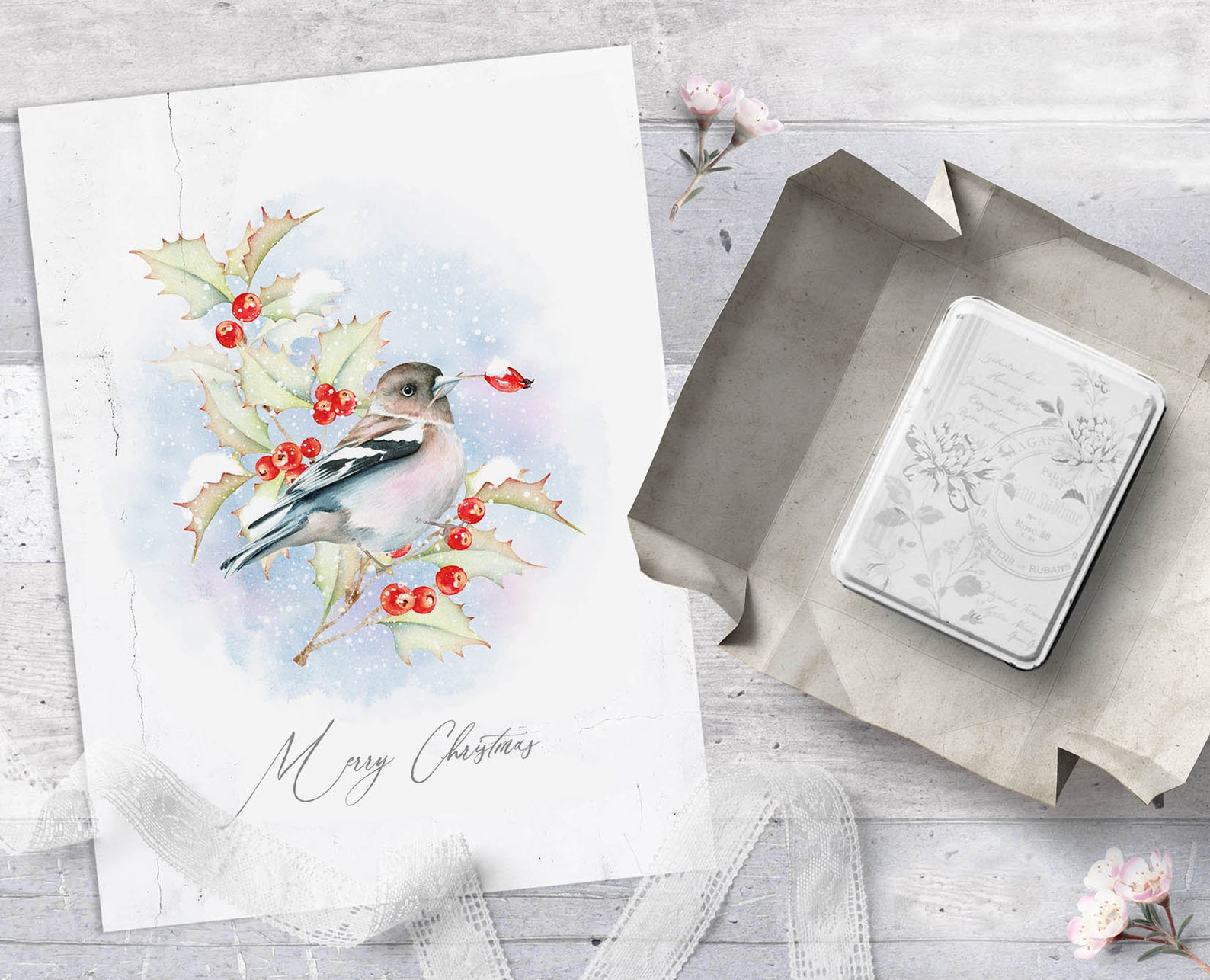 Watercolor Winter Bird Clipart. Christmas Set. Xmas Winter - Etsy