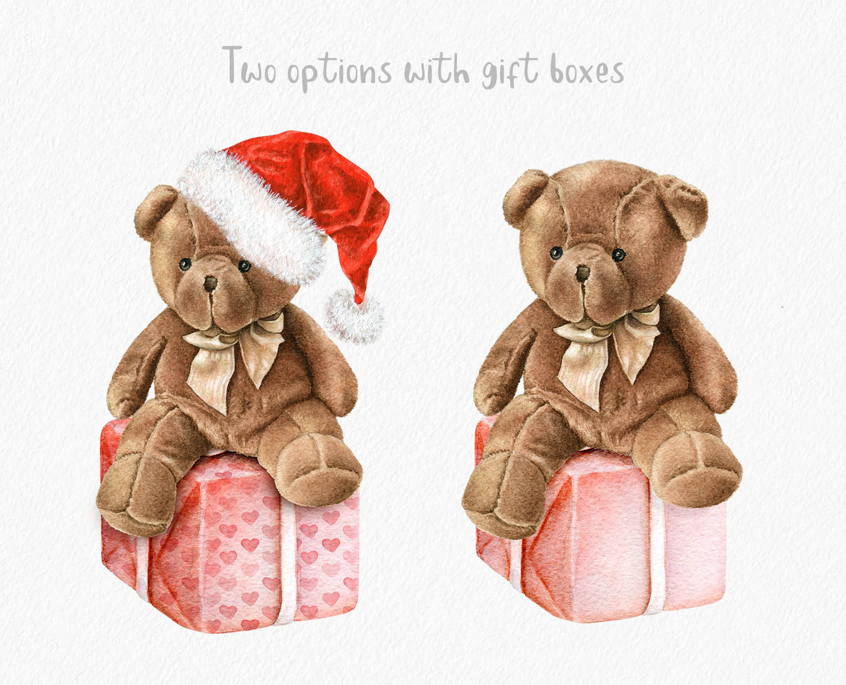 Teddy Bear Watercolor Clipart. Vintage Teddy Bear. Watercolor - Etsy