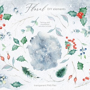 Watercolor Christmas Clipart Set Teddy Bear Clip Art Bunny Snowman ...