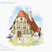 Watercolor Rustic Farmhouse Clipart. Cozy Farm House. Farm Cottage ...