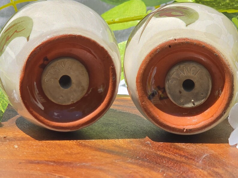Vintage Stangl Pottery Salt and Pepper Shakers – Orchard Song Pattern ...
