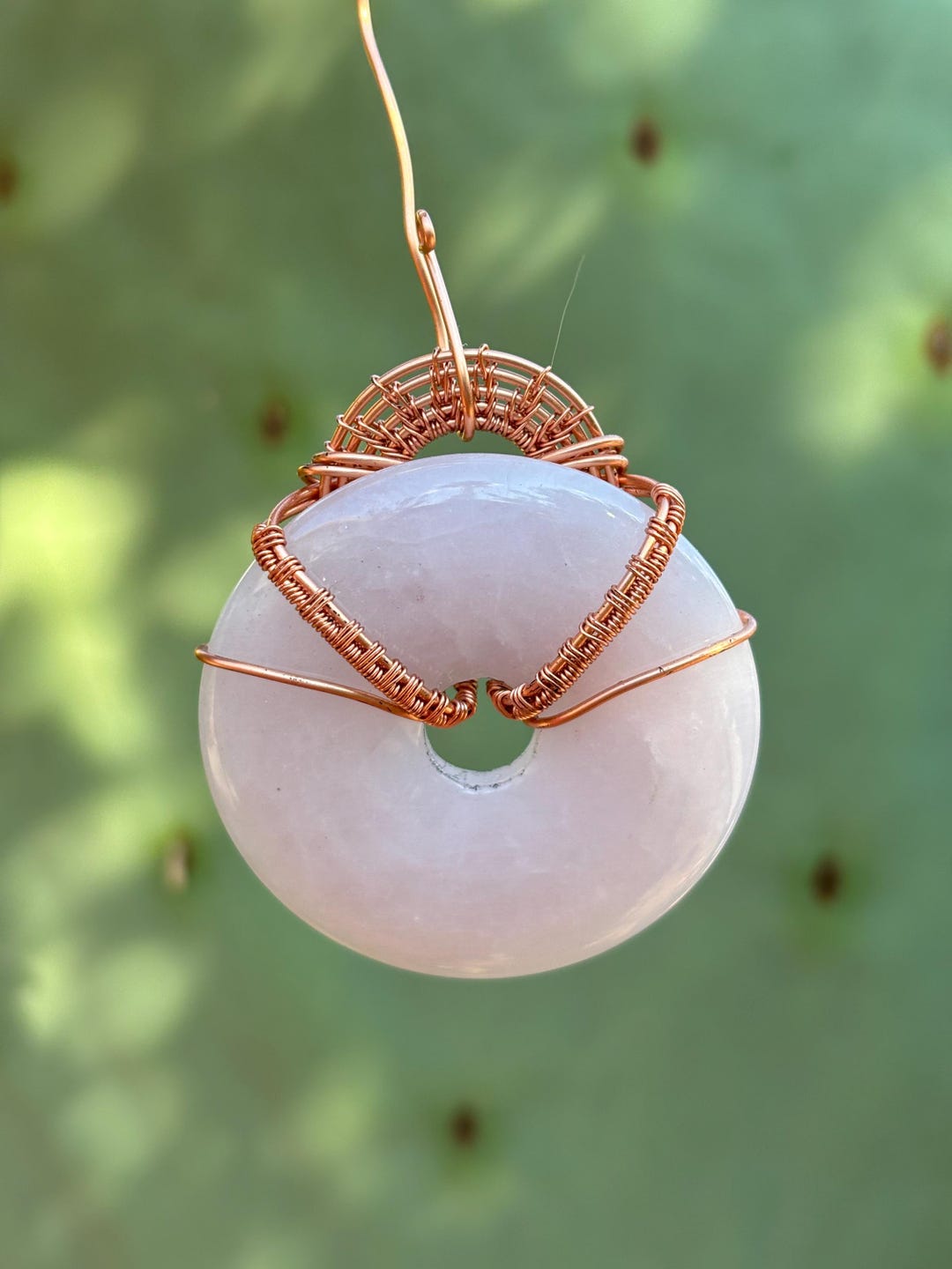 Rose Quartz Pendant #1 N1001 | Crystal Necklace | Healing Crystal ...