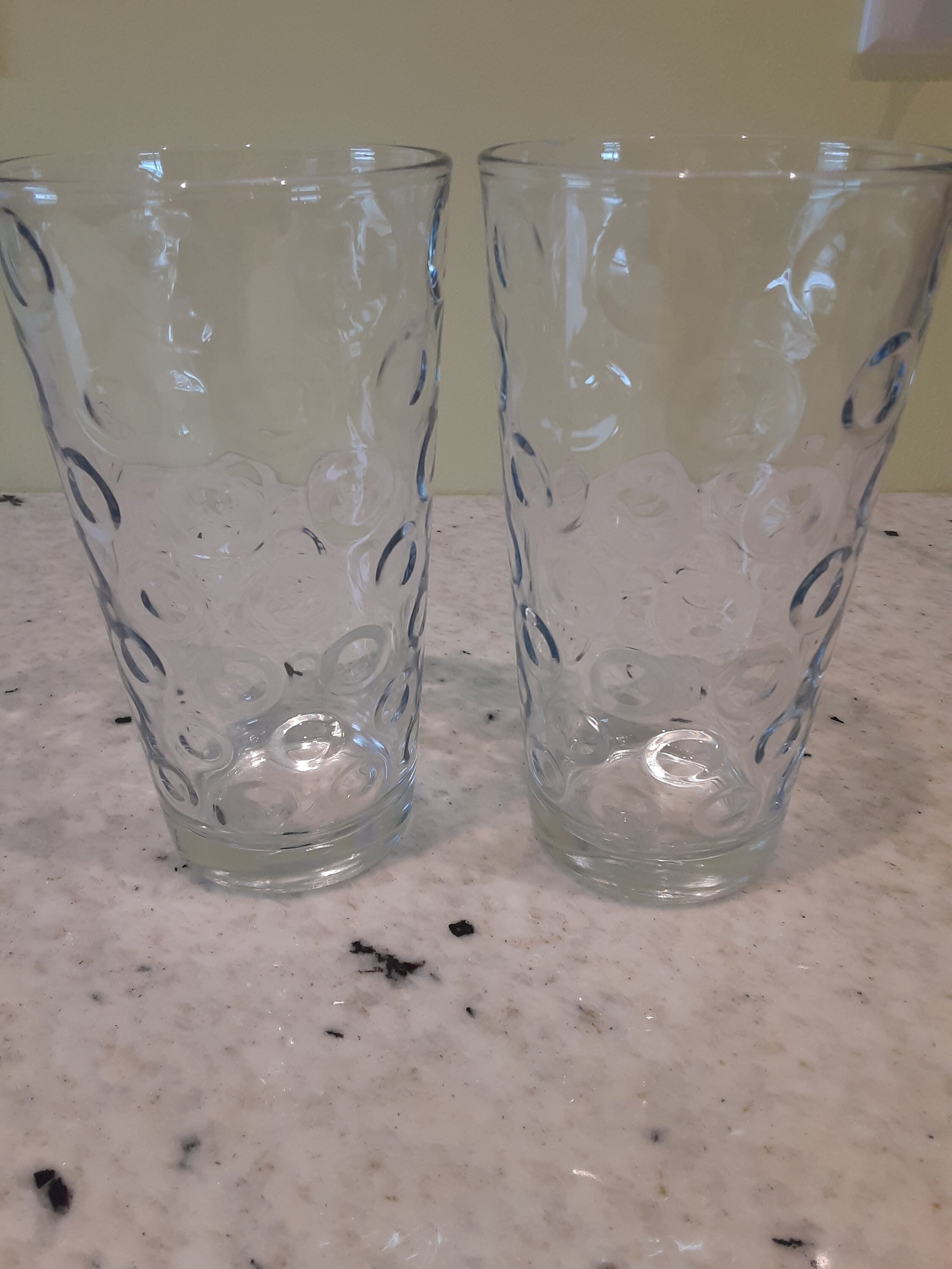 Set of 3 Pasabahce Cirque Bubble Glasses - Etsy