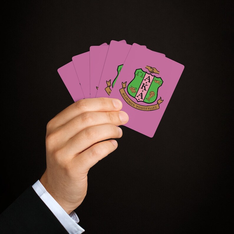 Alpha Kappa Alpha Poker Cards - Etsy