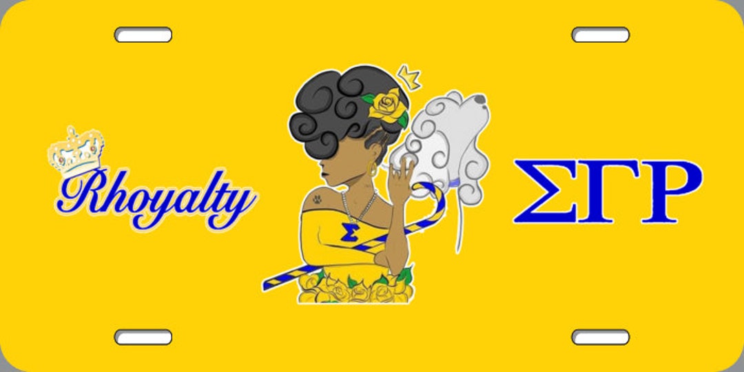 Sigma Gamma Rho License Plate - Etsy