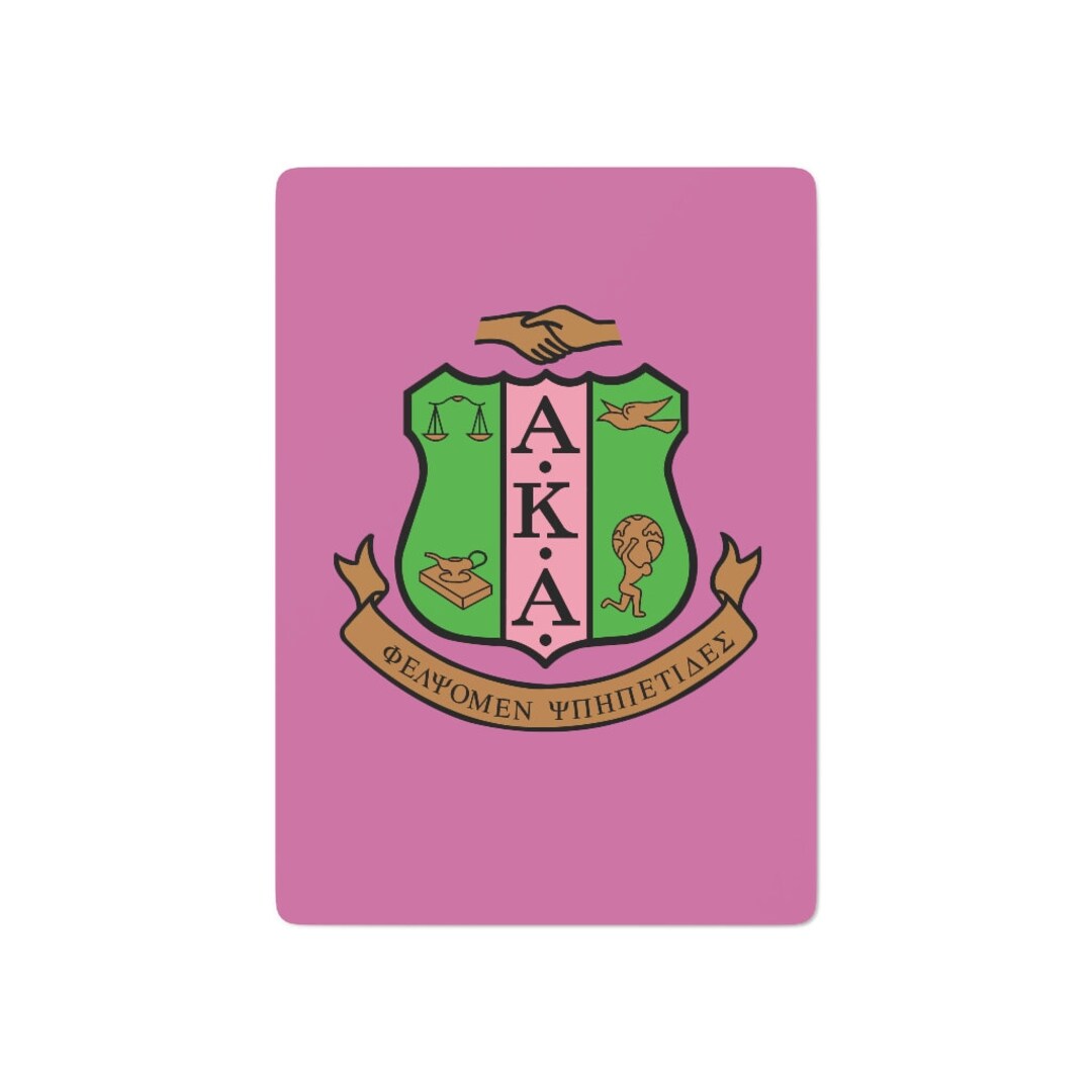 Alpha Kappa Alpha Poker Cards - Etsy