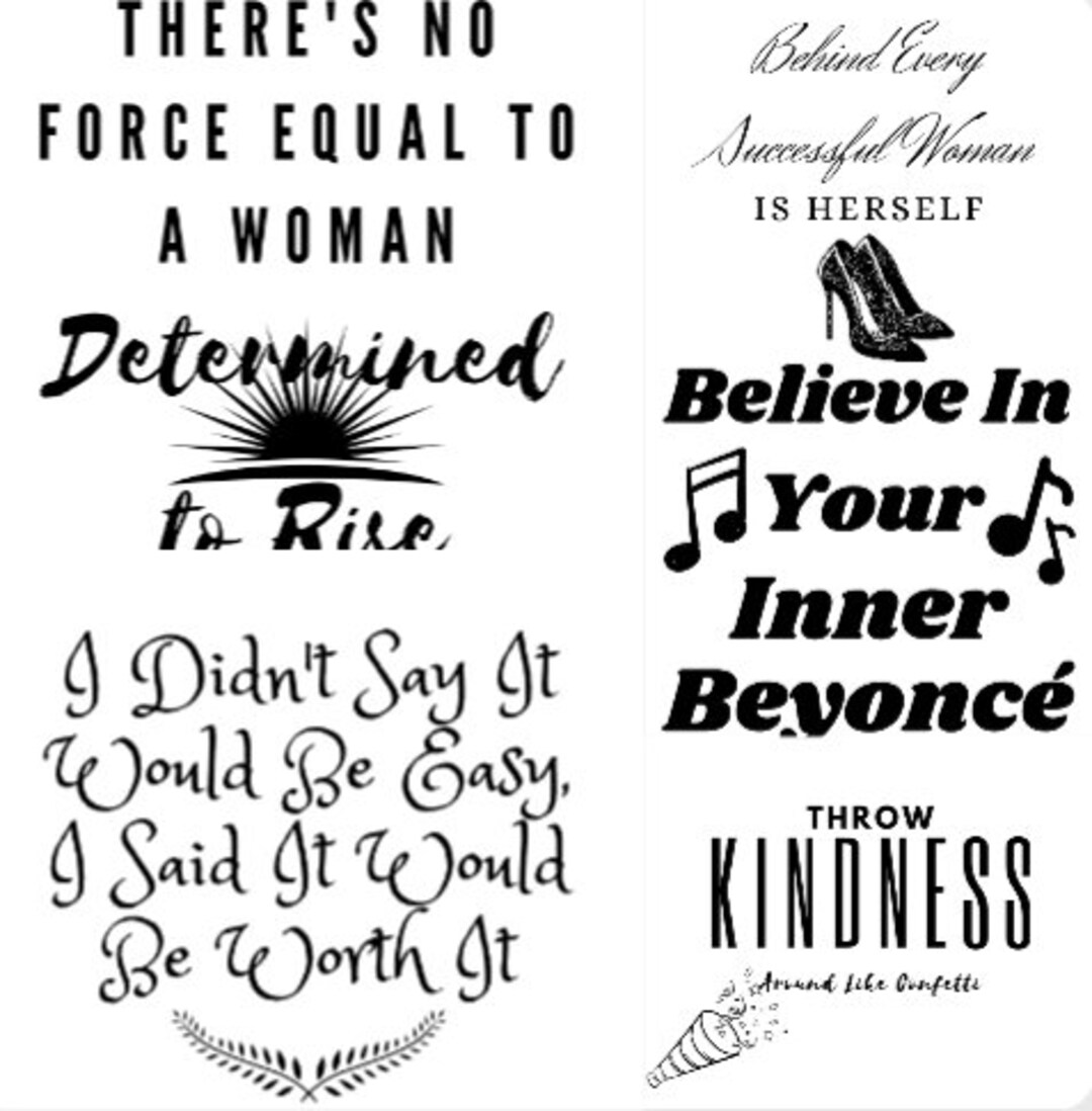 Motivational Inspirational Quotes Bundle SVG Job Search - Etsy