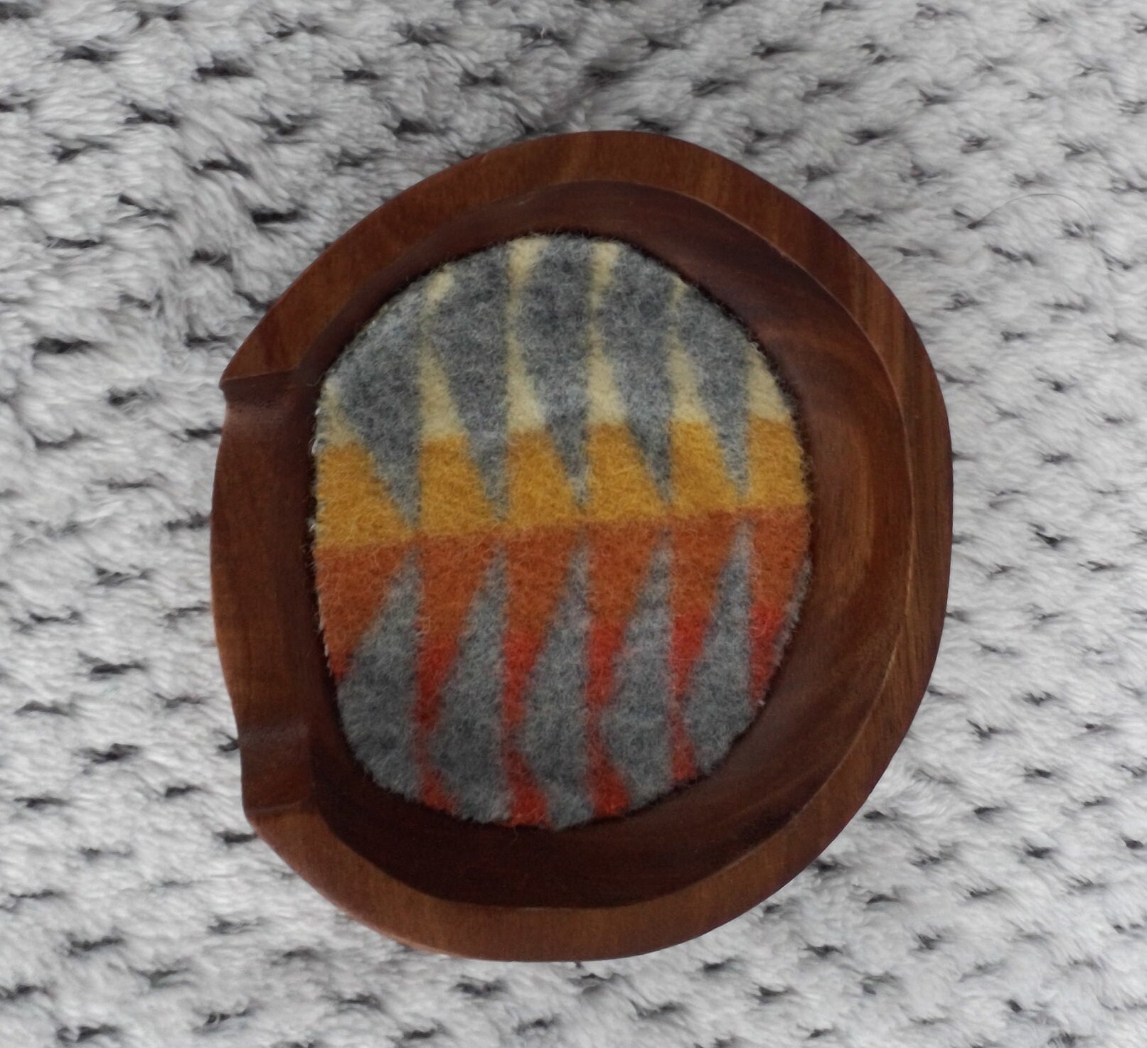 Small Native Wool Trinket Tray | Wood Trinket Tray | Trinket Tray ...