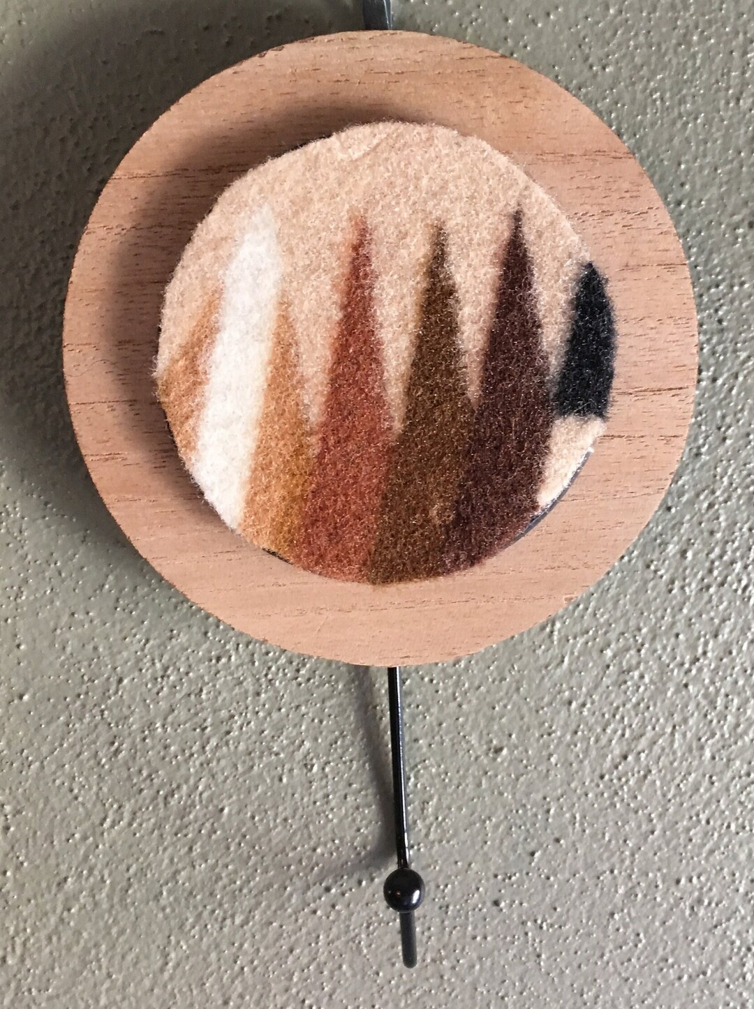 Decorative Hook | Native Wool | Small Wall Hook | Single Wall Hook - Etsy