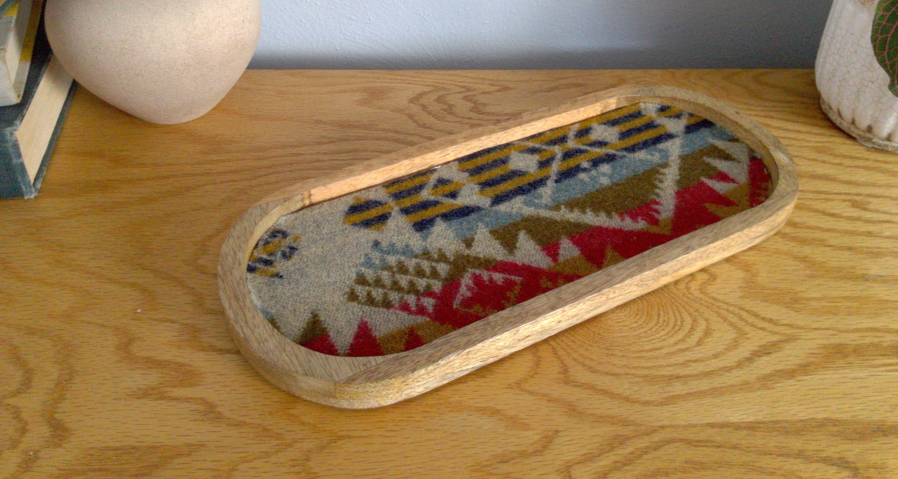 Trinket Tray | Native Southwest Fabric Decor | Catch All Tray ...