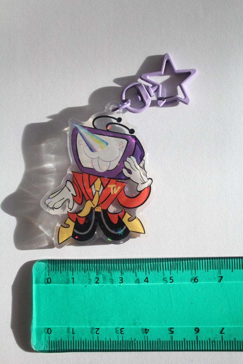 Mr. Ant Tenna Deltarune Holographic Epoxy Keychain - Etsy