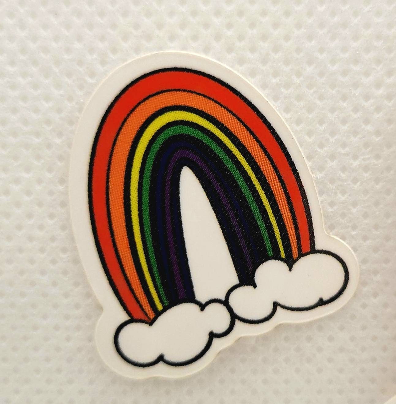 Mini Rainbow Vinyl Sticker - Etsy