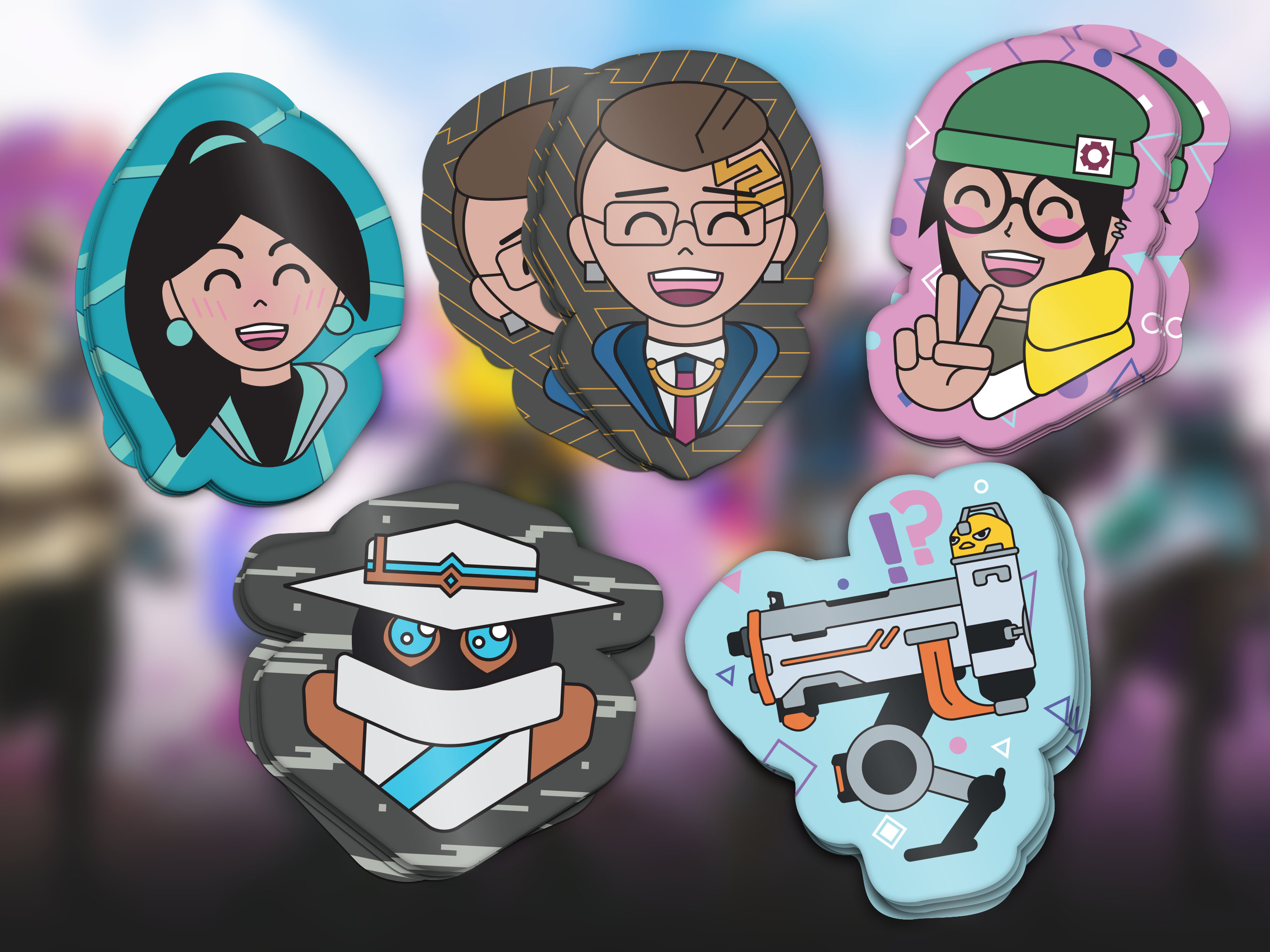 Kawaii Killjoy Turret Timmy Valorant Sticker / Durable Vinyl Sticker ...