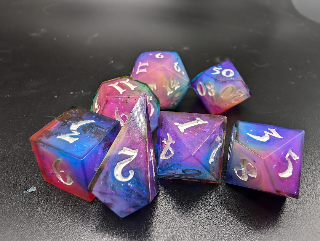 Prismatic Shard 7 Piece Dice Set - Etsy