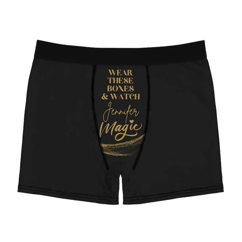 Personalized Magic Unleashed Men's Boxer Briefs Unique Valentines Gift ...