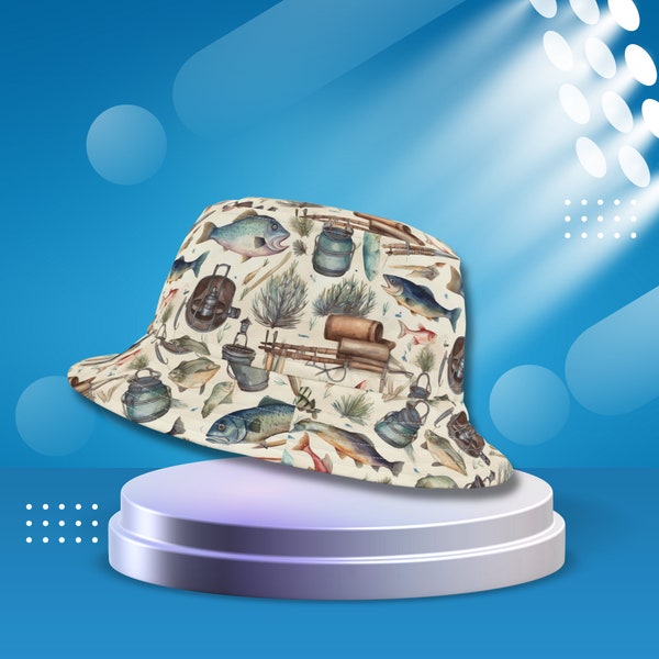 Fishing Bucket Hat - Etsy