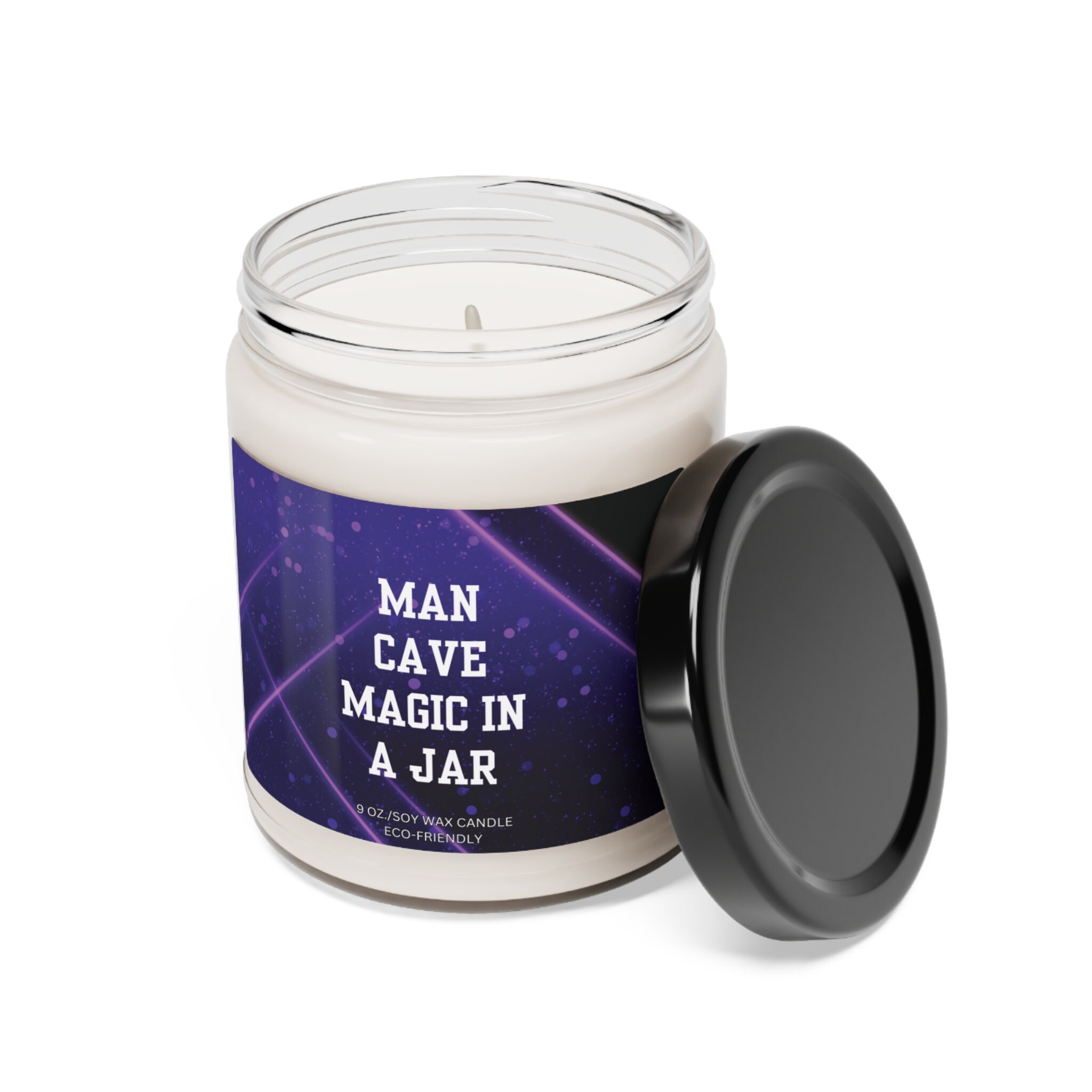 Man Cave Magic in a Jar 9oz Candles for Him Unique Valentine's ...