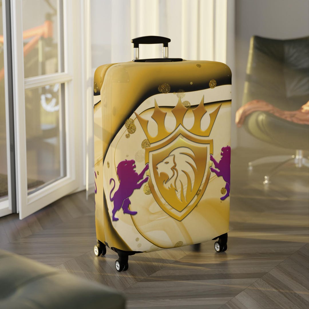 Luggage Cover, Alpha and Omega Collection, Brown and Tan, Travel in ...