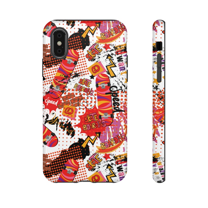 Skateboarding Tough Cases for Iphones, Samsung Galaxy Phones and Pixel ...