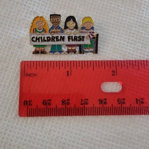 Children First Pin - Etsy