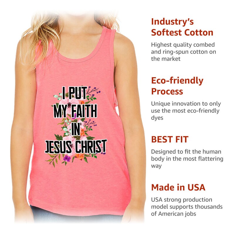 Christian Tank Christmas Tank Top Faith Tank Top Religious Shirt Church ...