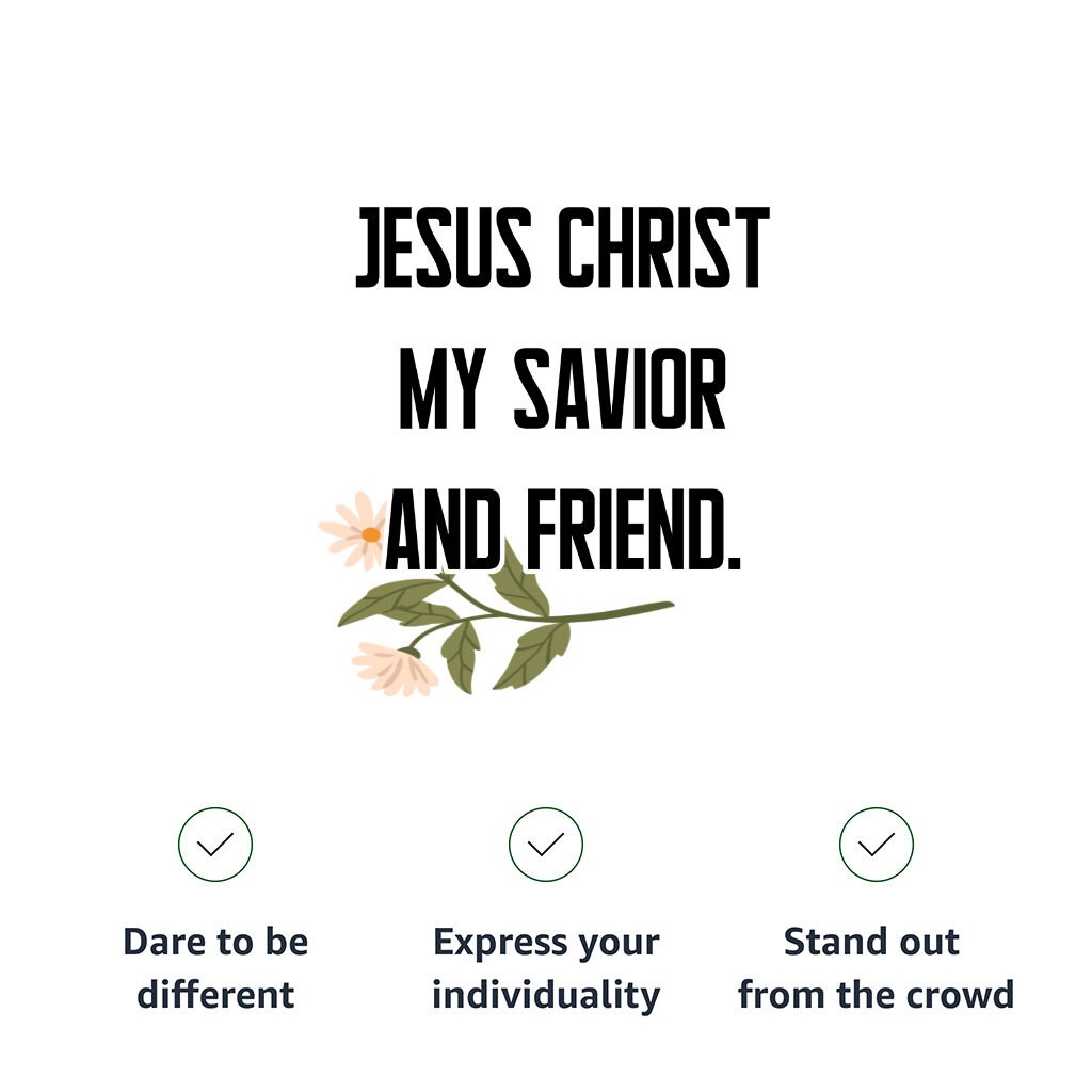 Jesus Christ My Savior and Friend Jeans Jacket, Blue Denim Religious ...