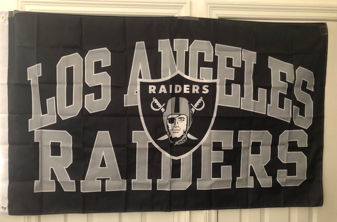 New 3 X 5 Foot Raiders Nfl Flag Los Ángeles Raider Nation - Etsy