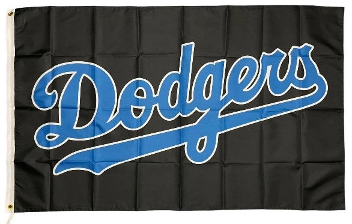 New Dodgers Flag 3x5 Ft Los Angeles Black Banner 3 X 5 - Etsy