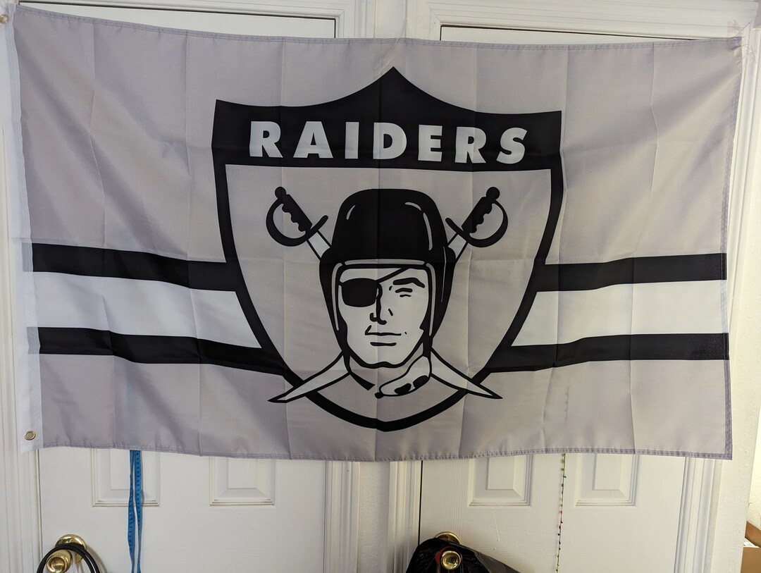 New 3 X 5 Foot Raiders Nfl Flag Los Ángeles Raider Nation Vintage Retro ...