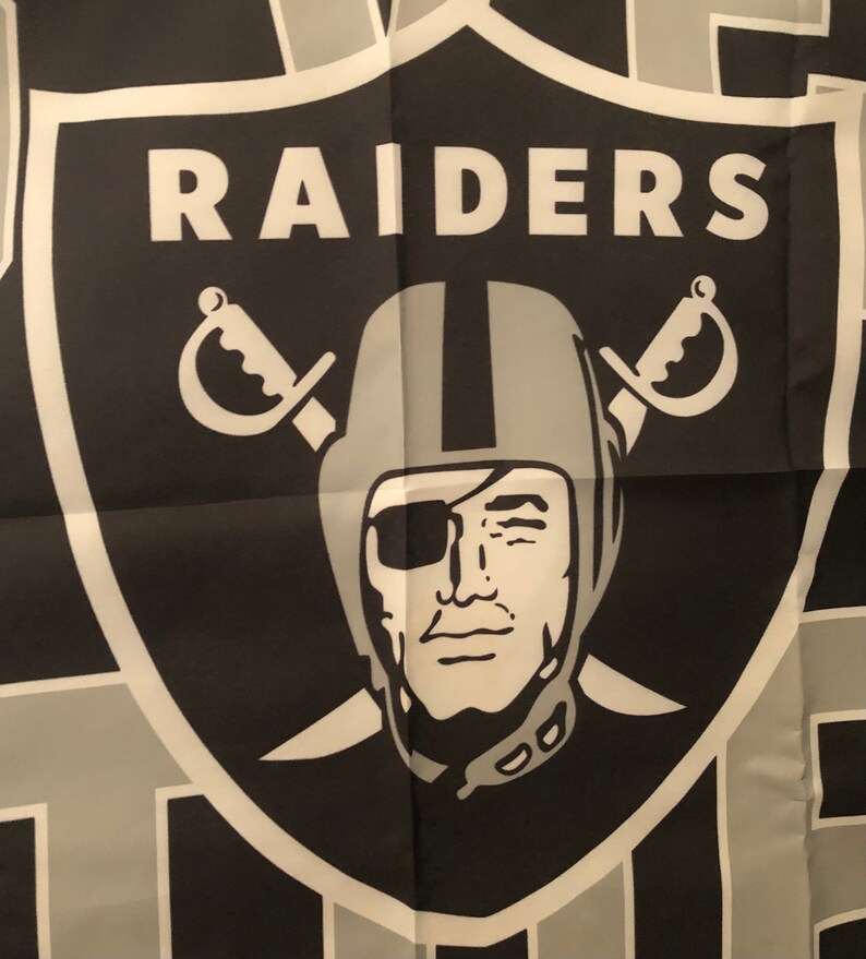 New 3 X 5 Foot Raiders Nfl Flag Los Ángeles Raider Nation Football - Etsy