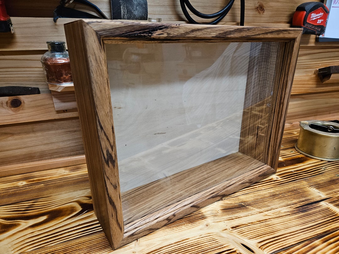Zebra Wood Shadow Box - Etsy