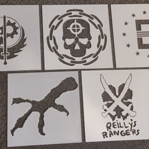 Fallout 3 Faction Stencil Bundle - Etsy